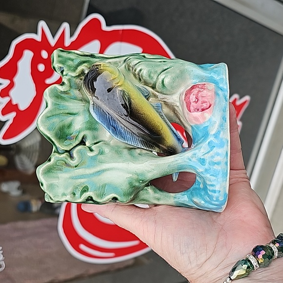 Made in Japan | Accents | Vintage Fish Wall Pocket Planter | Poshmark